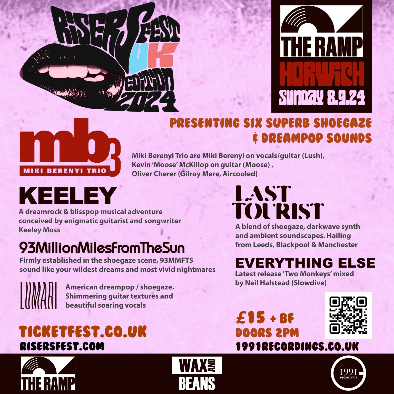 Risers Festival ~ The Ramp, Horwich, Lancashire. Sunday 8th September ...